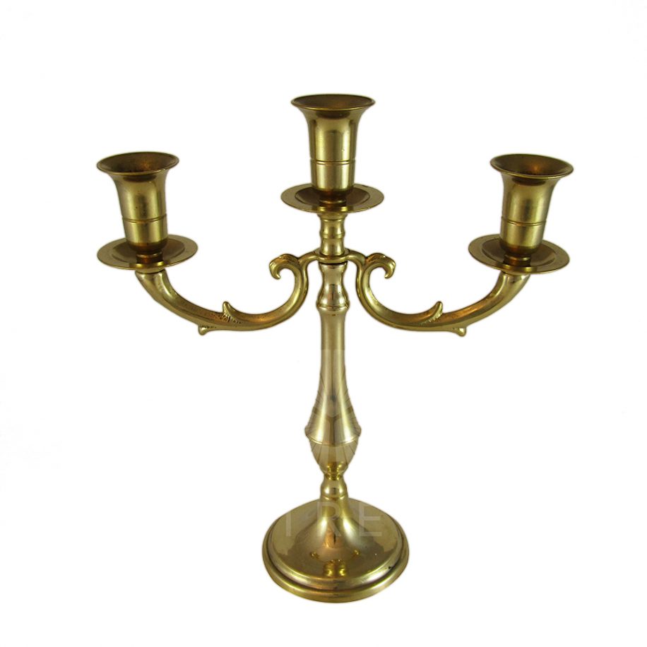CANDELABRO 3 VELAS - Artículos Religiosos Ultreya