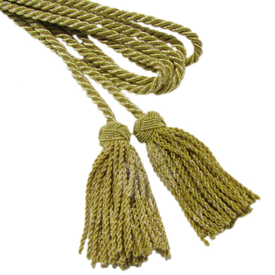 CINGULO ACRILICO CON BORLAS 4 MTS - Artículos Religiosos Ultreya