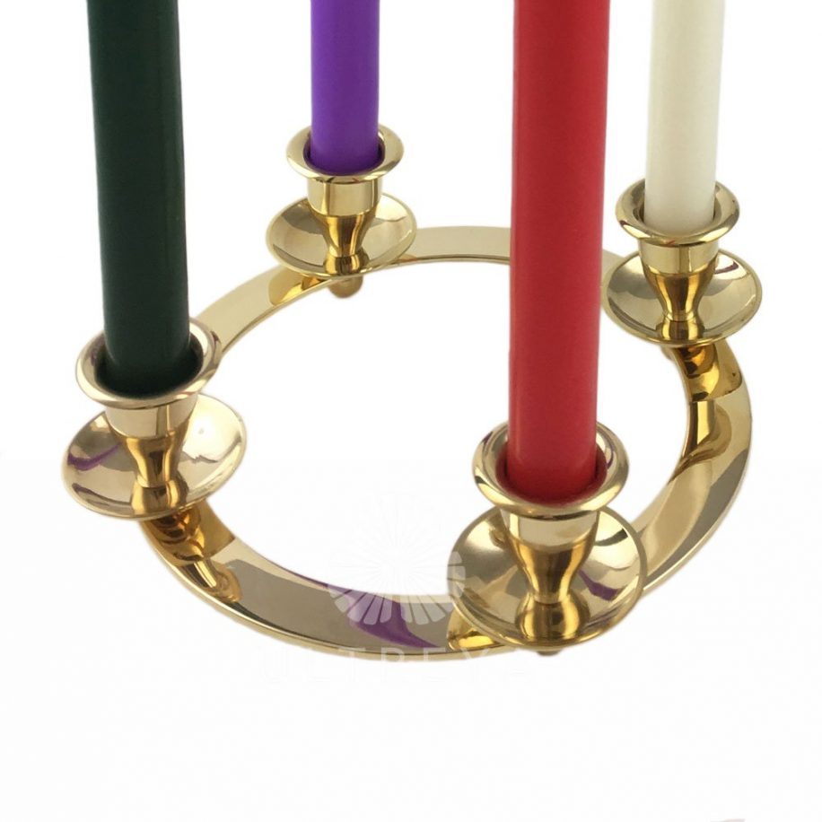 CANDELABRO DE ADVIENTO 4 VELAS - Artículos Religiosos Ultreya
