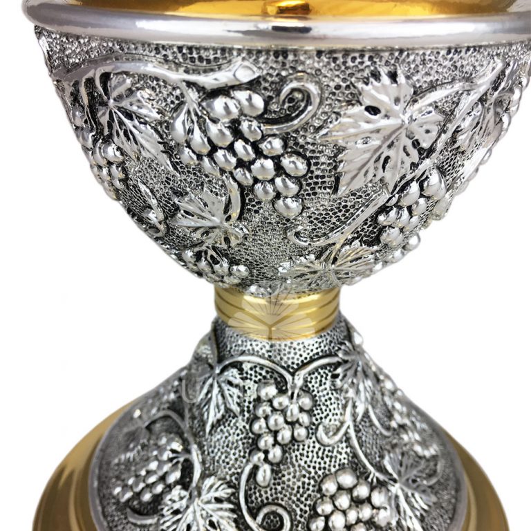 CALIZ BICOLOR UVAS Y HOJAS DE VID - Artículos Religiosos Ultreya