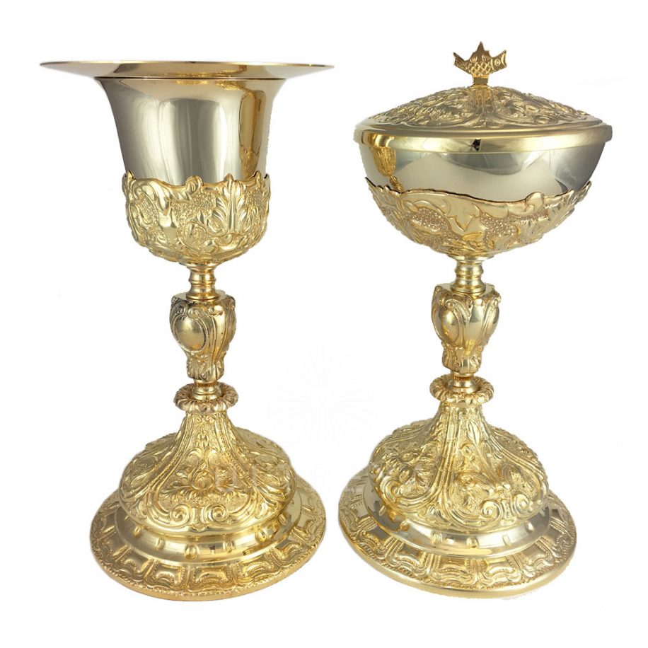 CALIZ BARROCO 25 CM - Artículos Religiosos Ultreya