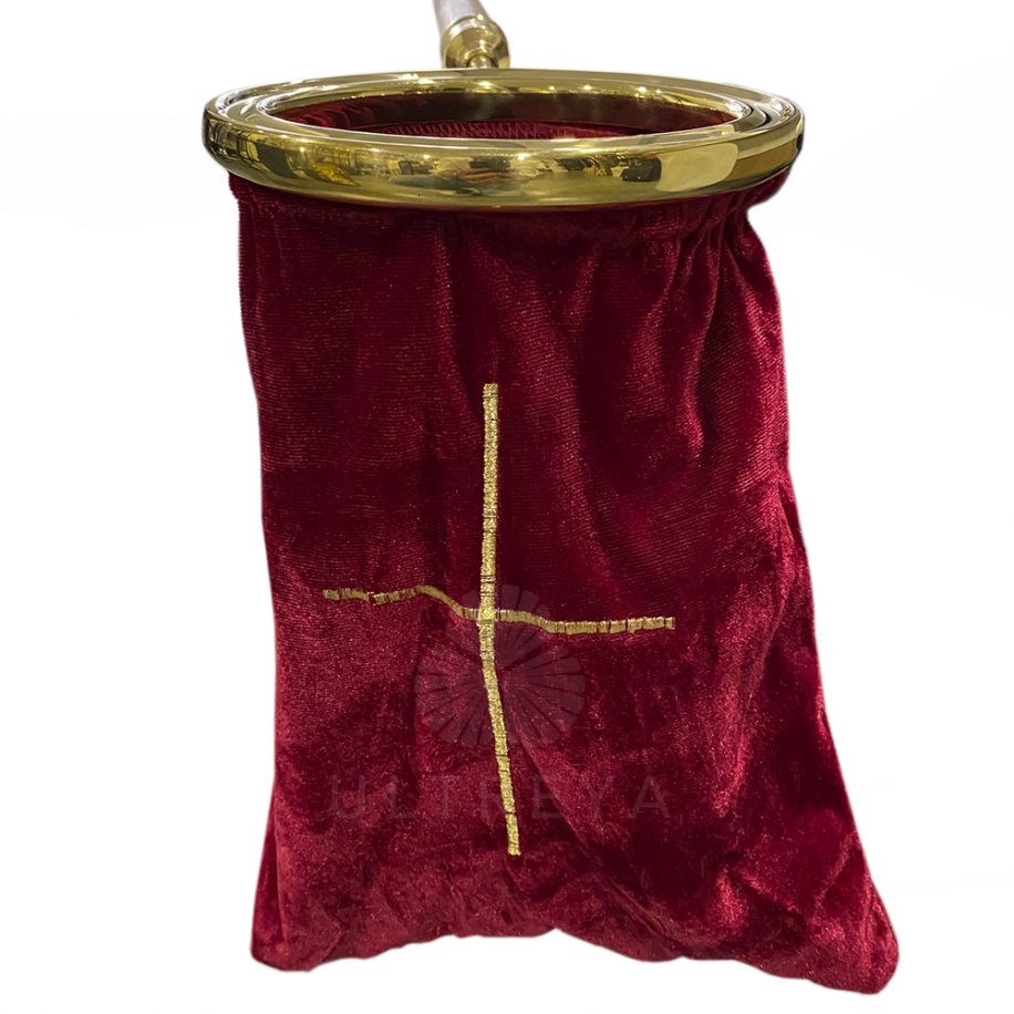 LIMOSNERO METAL DORADO 1 M - Artículos Religiosos Ultreya