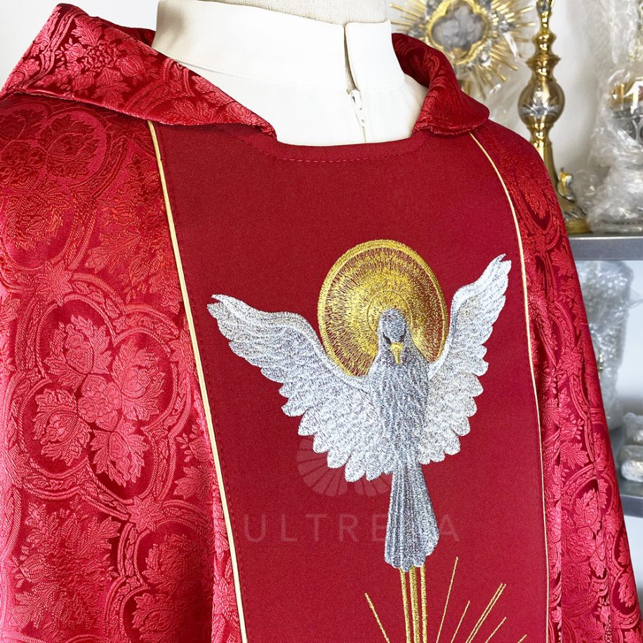 CASULLA ROJA ESPIRITU SANTO - Artículos Religiosos Ultreya