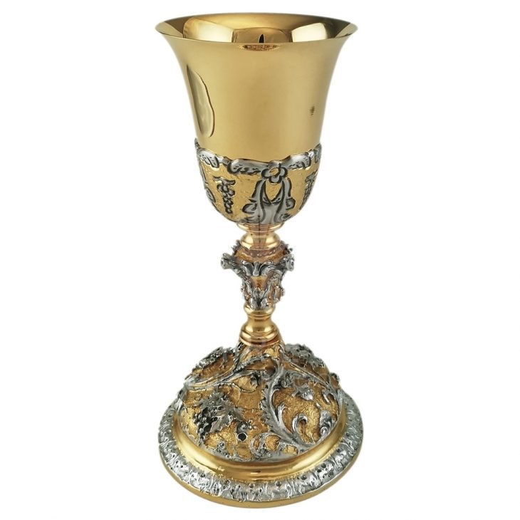 CALIZ BICOLOR 22 CM - Artículos Religiosos Ultreya