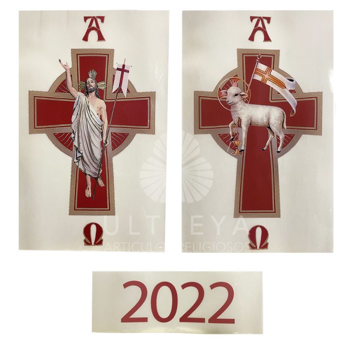 ADHESIVO PARA CIRIO PASCUAL - Artículos Religiosos Ultreya