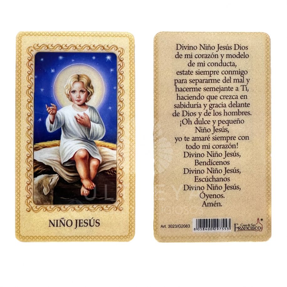 ESTAMPITA NIÑO JESUS - Artículos Religiosos Ultreya