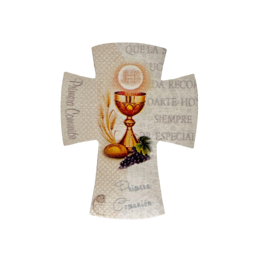 RECORDATORIO PRIMERA COMUNION IMAN CRUZ - Artículos Religiosos Ultreya