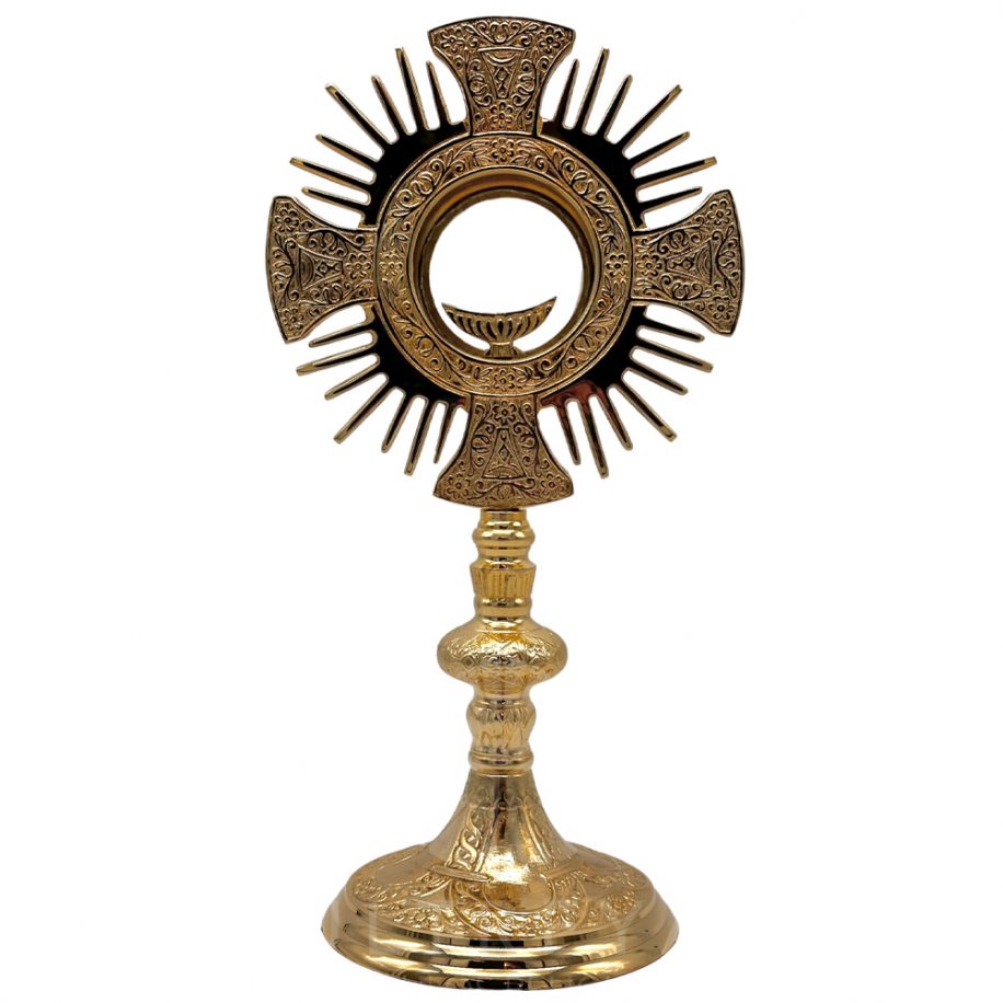 CUSTODIA DORADA 39 CM - Artículos Religiosos Ultreya