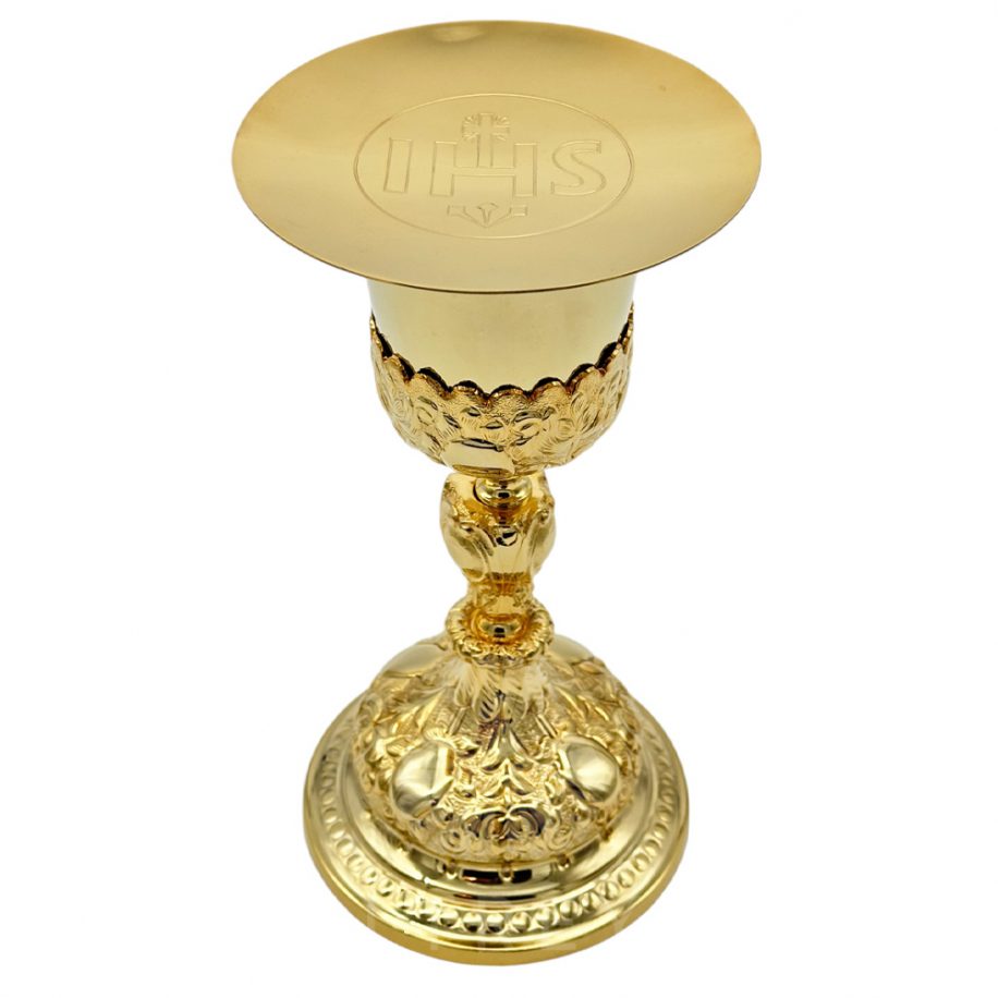 CALIZ DORADO 27 CM - Artículos Religiosos Ultreya