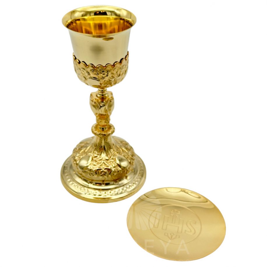 CALIZ DORADO 27 CM - Artículos Religiosos Ultreya