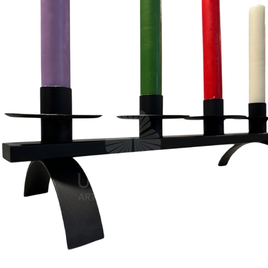 CANDELABRO DE ADVIENTO CON VELAS - Artículos Religiosos Ultreya