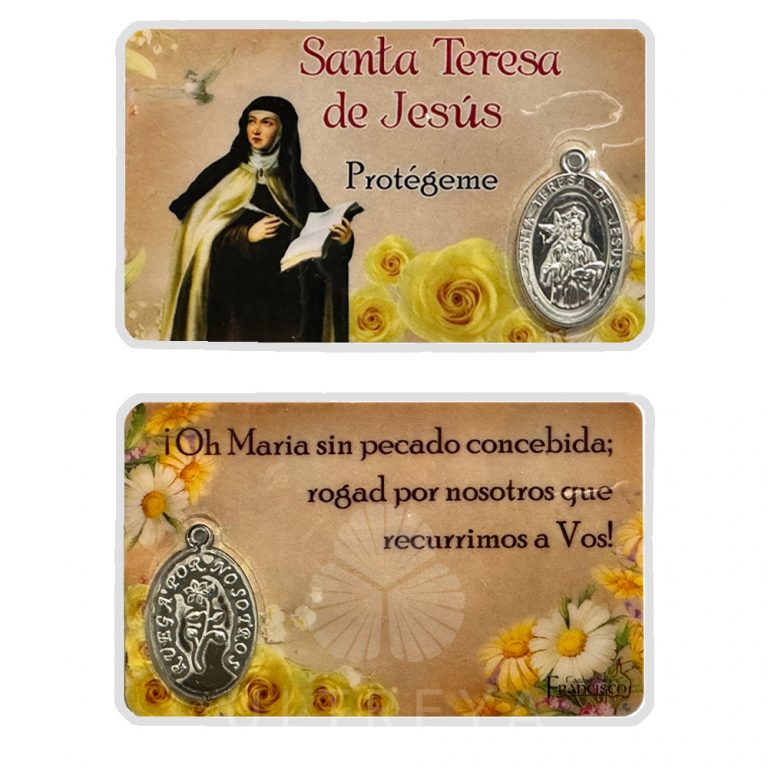 ESTAMPITA SANTA TERESA DE JESUS - Artículos Religiosos Ultreya