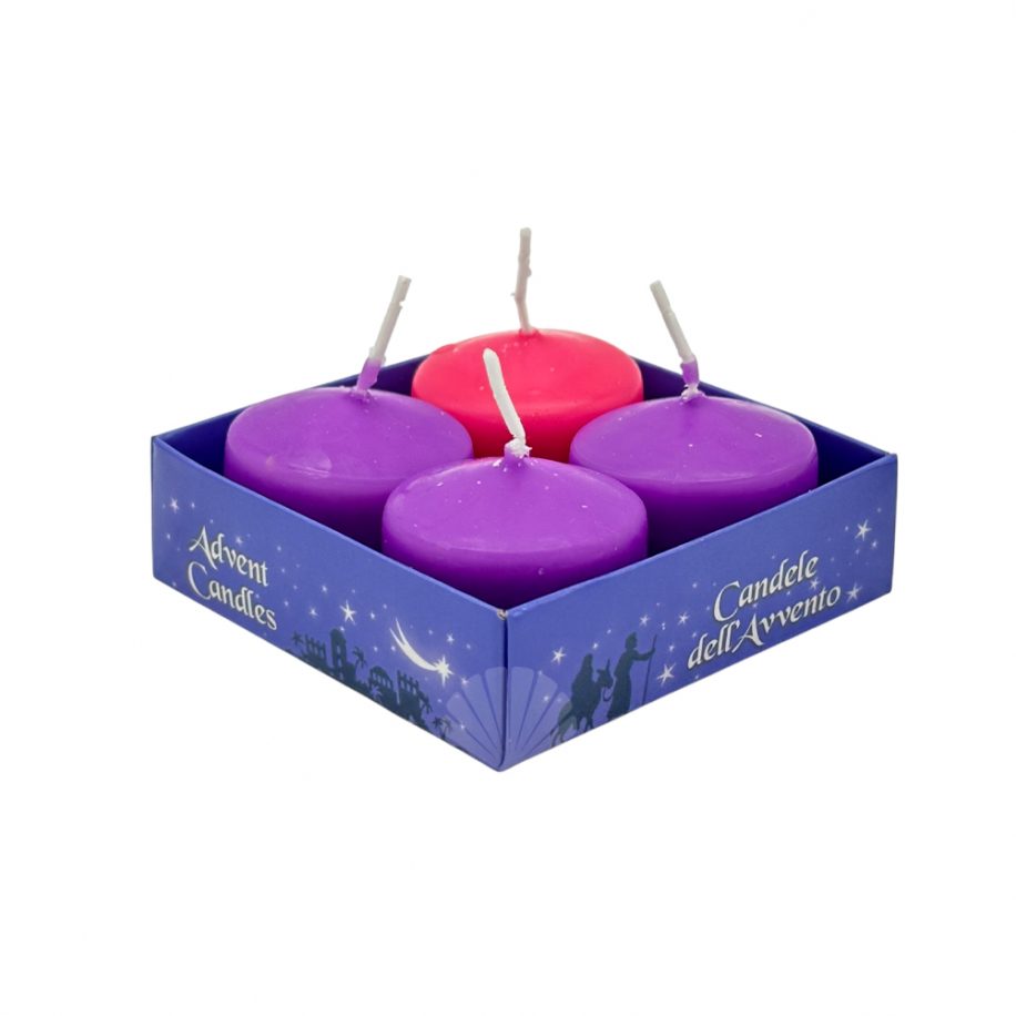 SET VELAS DE ADVIENTO MINI - Artículos Religiosos Ultreya