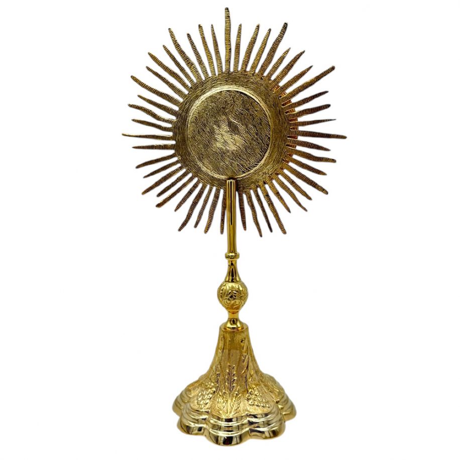 CUSTODIA DORADA 38 CM - Artículos Religiosos Ultreya