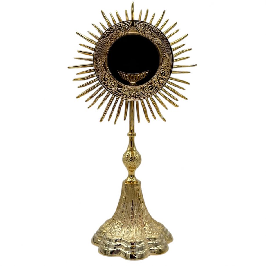 CUSTODIA DORADA 38 CM - Artículos Religiosos Ultreya