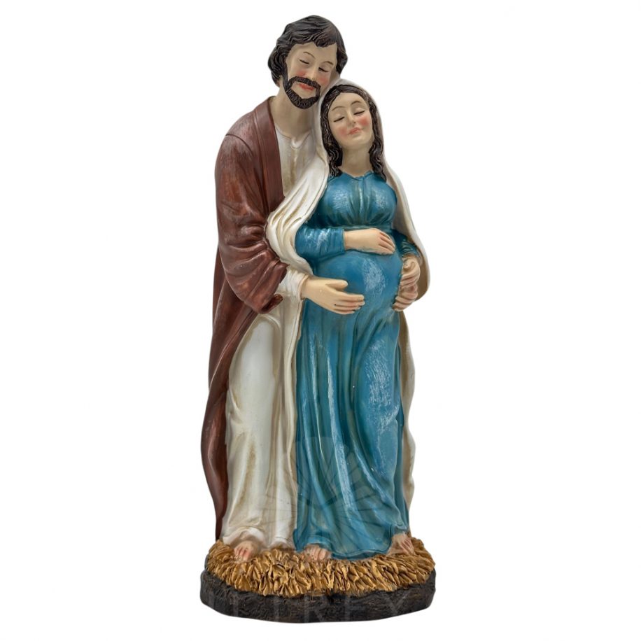 SAN JOSE Y VIRGEN MARIA EMBARAZADA 19,8 CM - Artículos Religiosos Ultreya